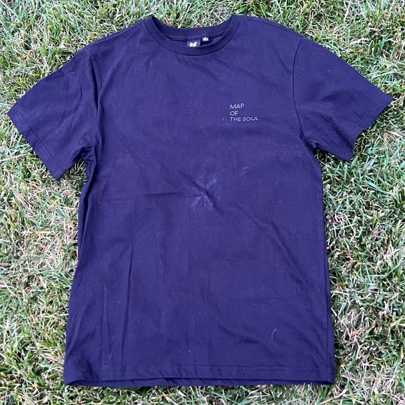 Bts | Tops | Bts Tour Merch Map Of The Soul Black Tshirt Mots | Poshmark